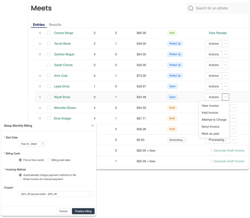Swim Team Management Software - Commit Swimming